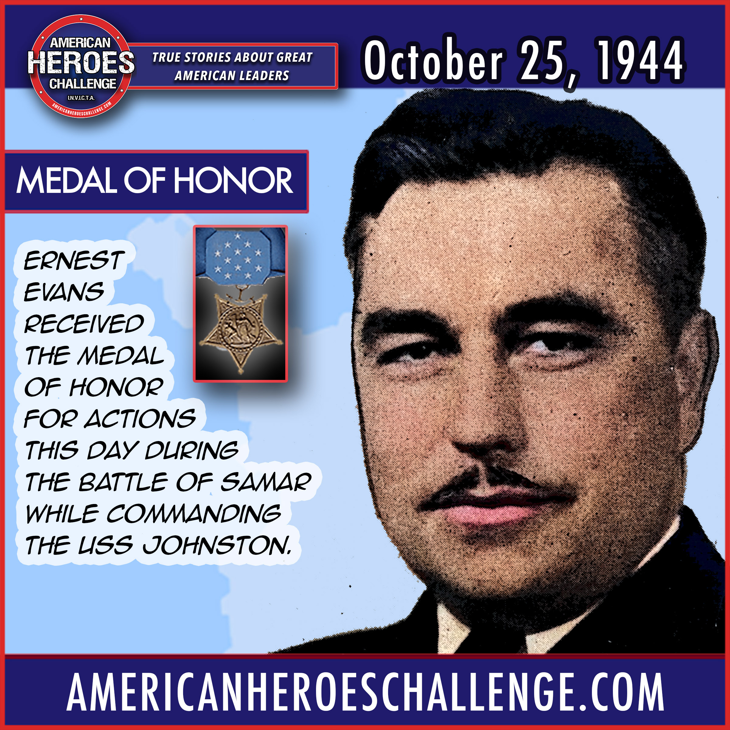 October 25 Ernest Evans Medal of Honor - Flashpoint