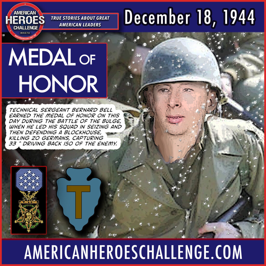 December 18 Bernard Bell Medal of Honor - Flashpoint