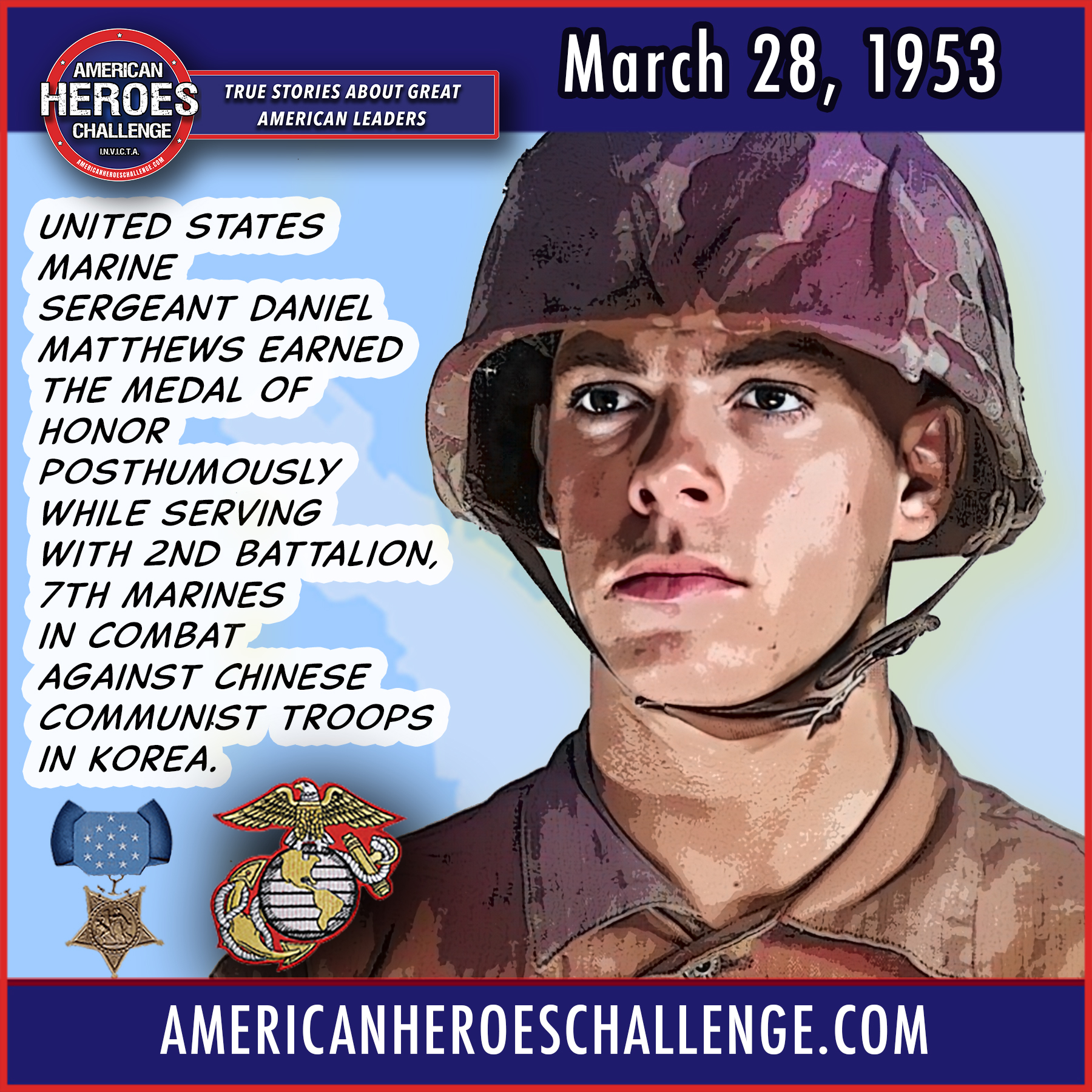 March 28 Daniel Matthews Medal of Honor - Flashpoint